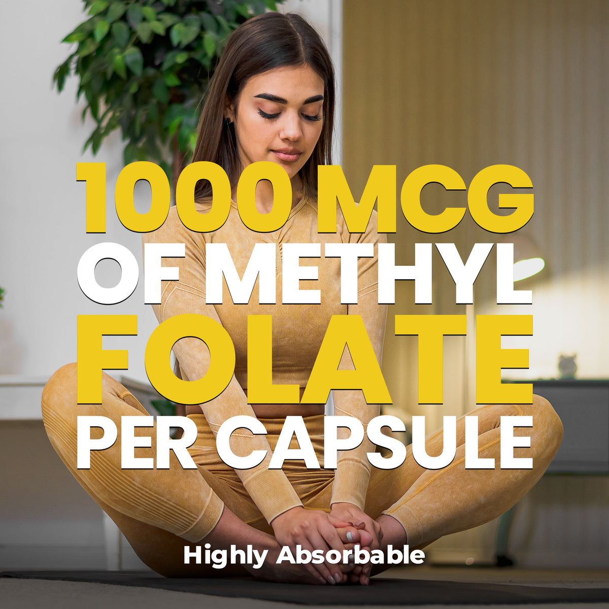 Methyl Folate (5-MTHF) Capsules - 1000mcg – nutra-wave