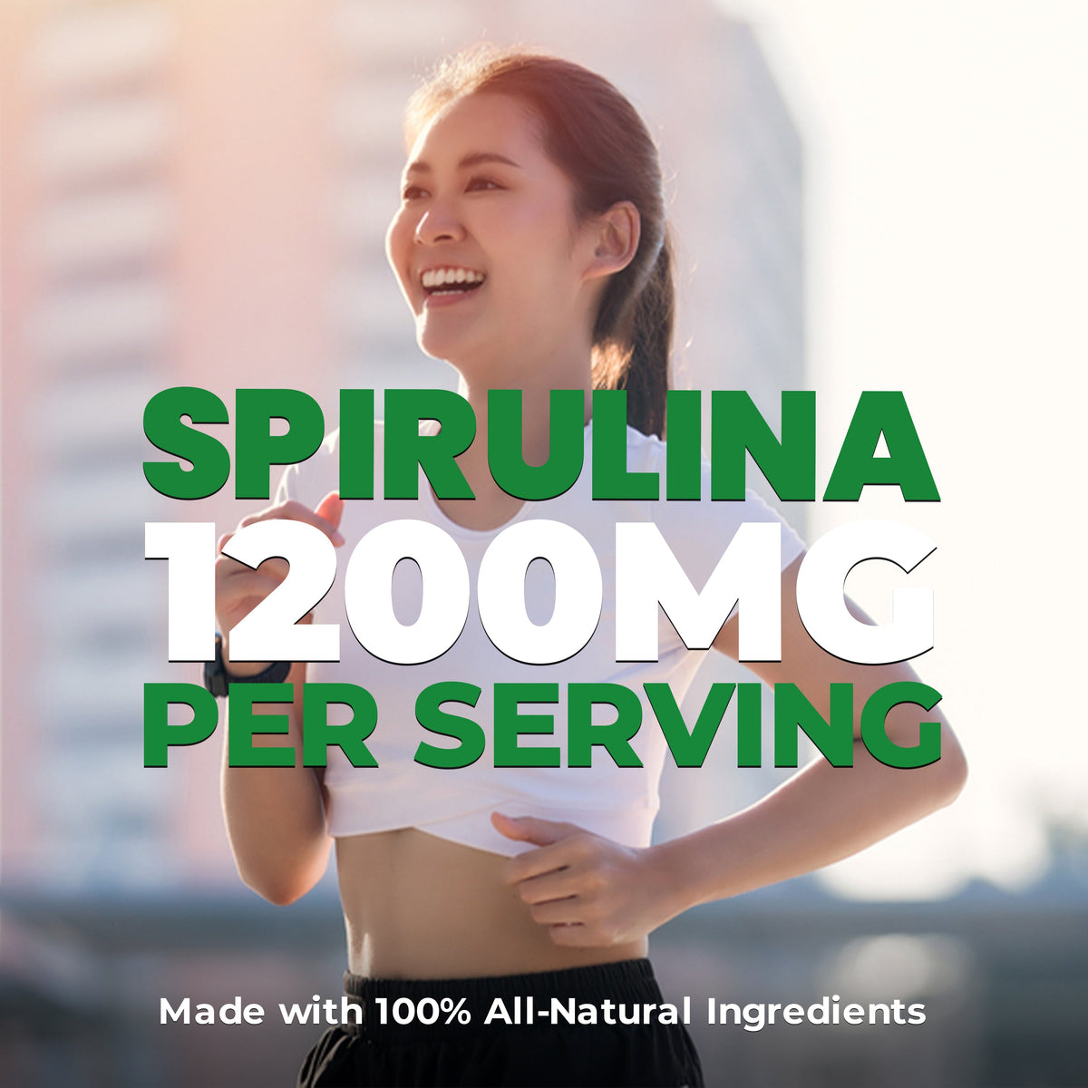 Organic Spirulina Tablet - 1200mg (per tablet) – nutra-wave