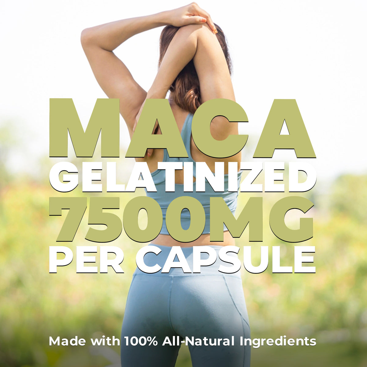 Gelatinized Maca Capsules - 750mg – nutra-wave