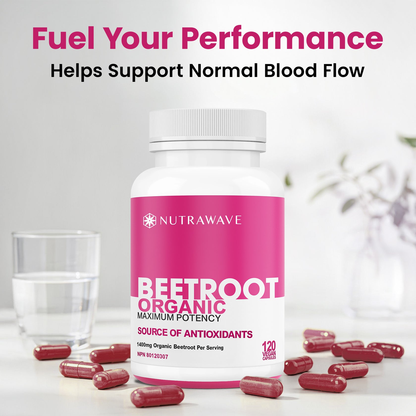 Organic Beetroot Capsules - 1400mg – nutra-wave